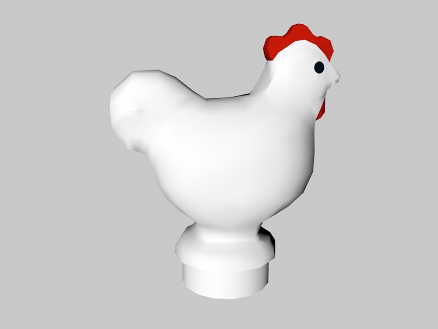 3D Lego Chicken Piece - TurboSquid 1195909