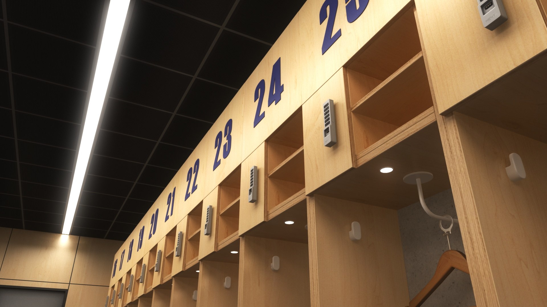 3D Stadium Locker Room - TurboSquid 1966820