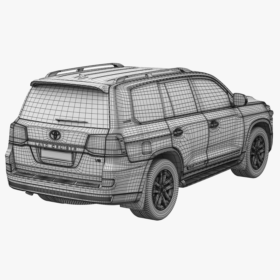Toyota Land Cruiser 200 Executive Lounge 2021 3D model 3D model ...
