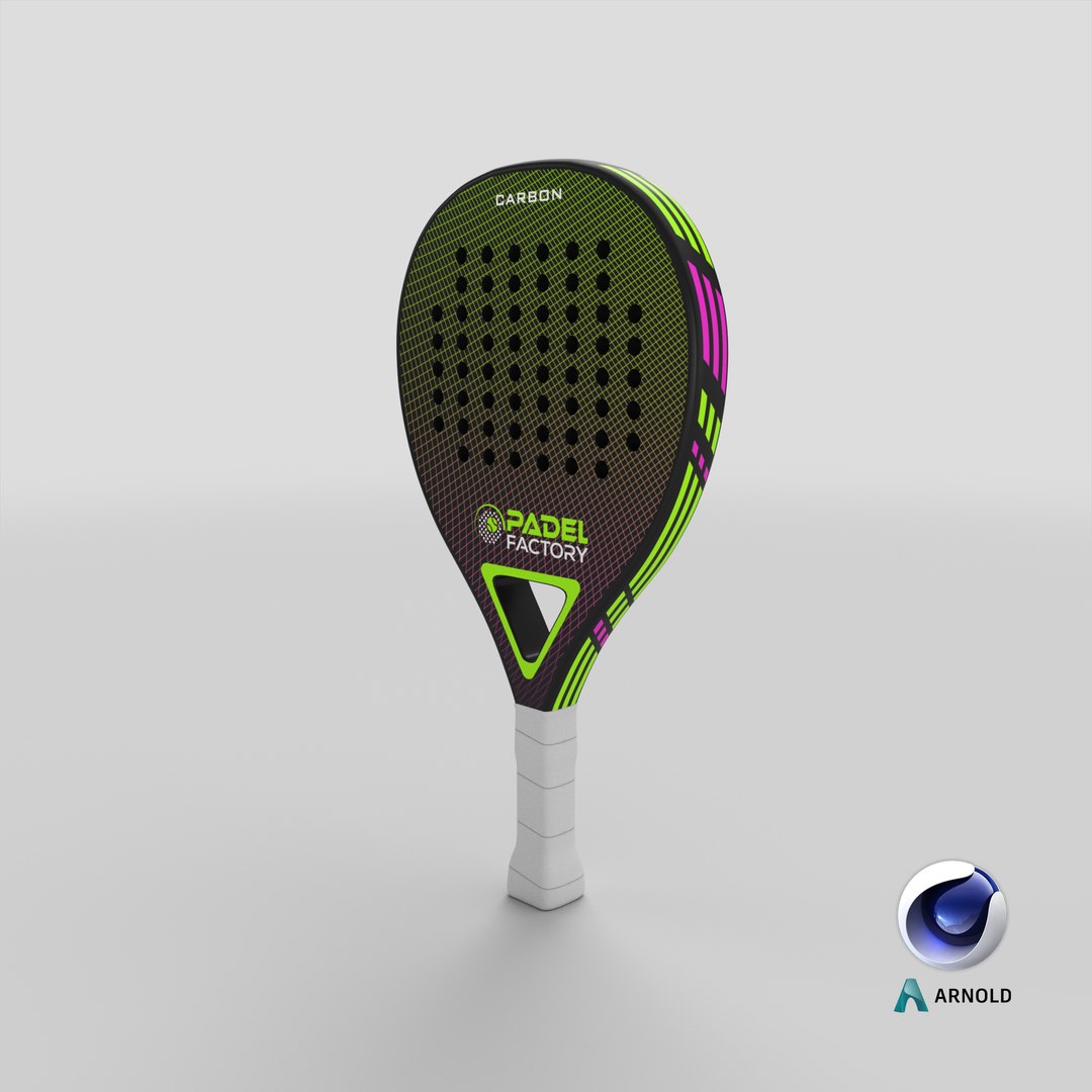 Padel Tennis Racquet 02 3D Model - TurboSquid 1921865