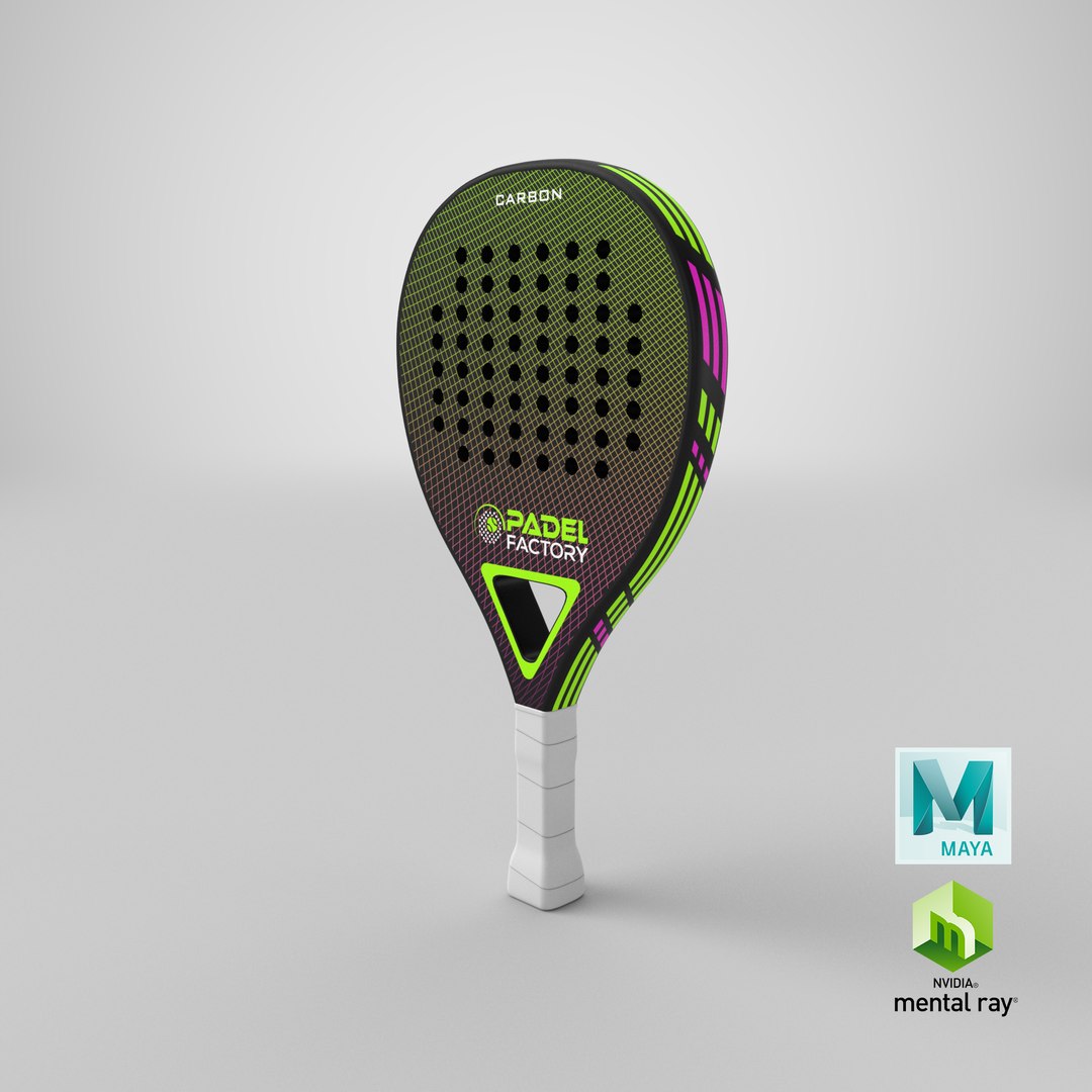 Padel Tennis Racquet 02 3D Model - TurboSquid 1921865