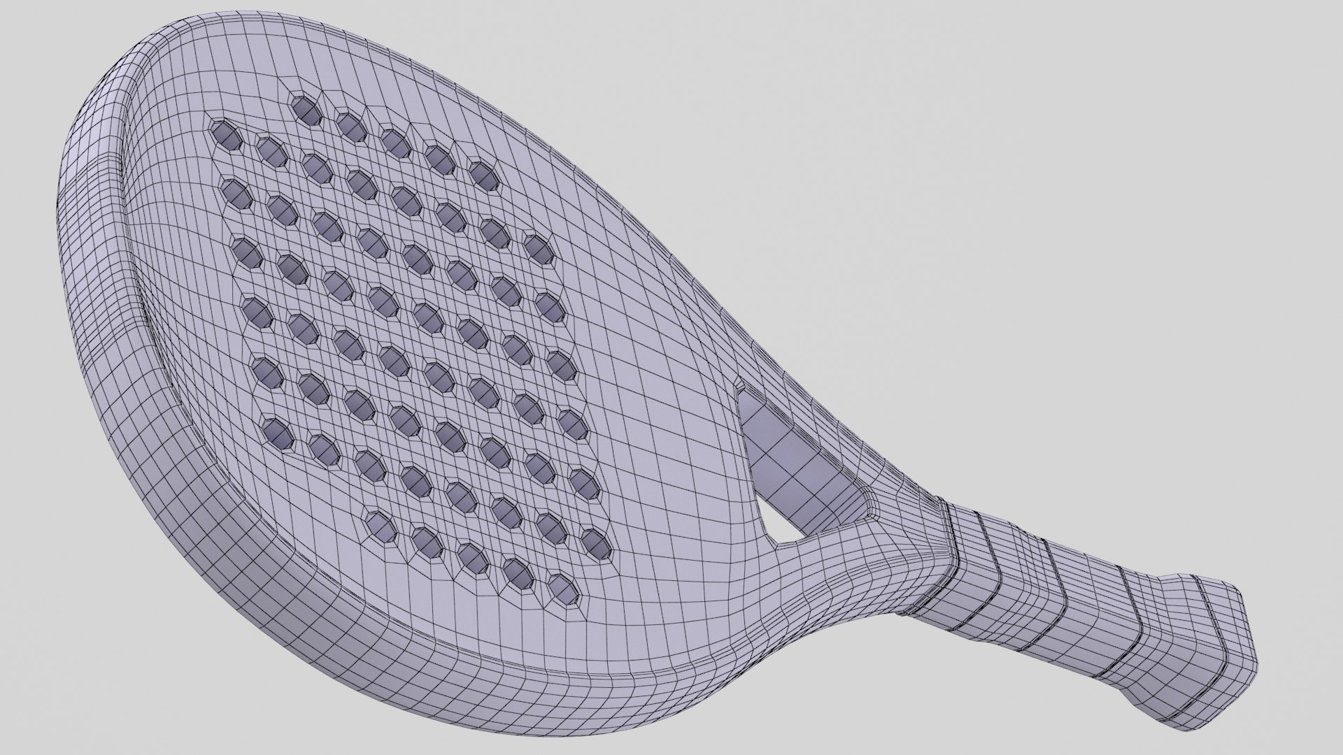 Padel Tennis Racquet 02 3D Model - TurboSquid 1921865