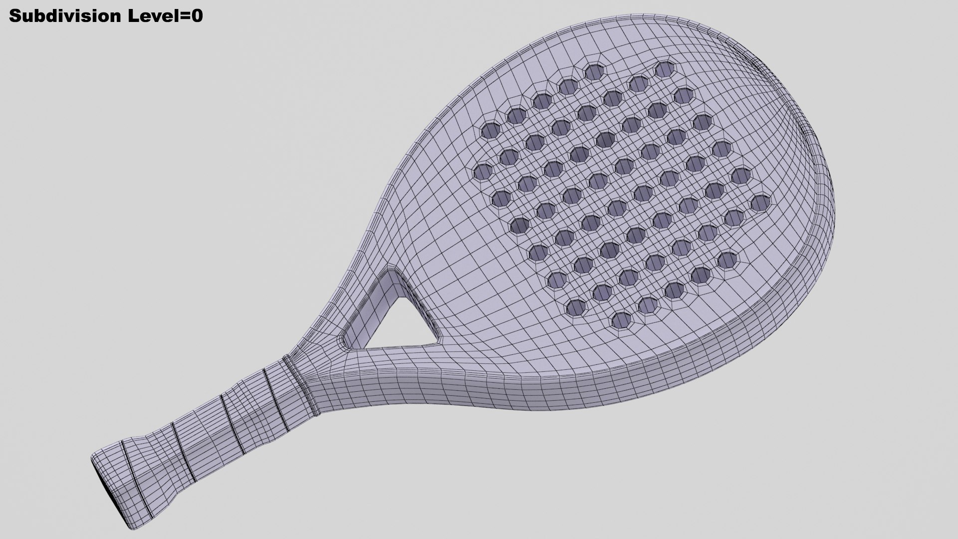 Padel Tennis Racquet 02 3D Model - TurboSquid 1921865