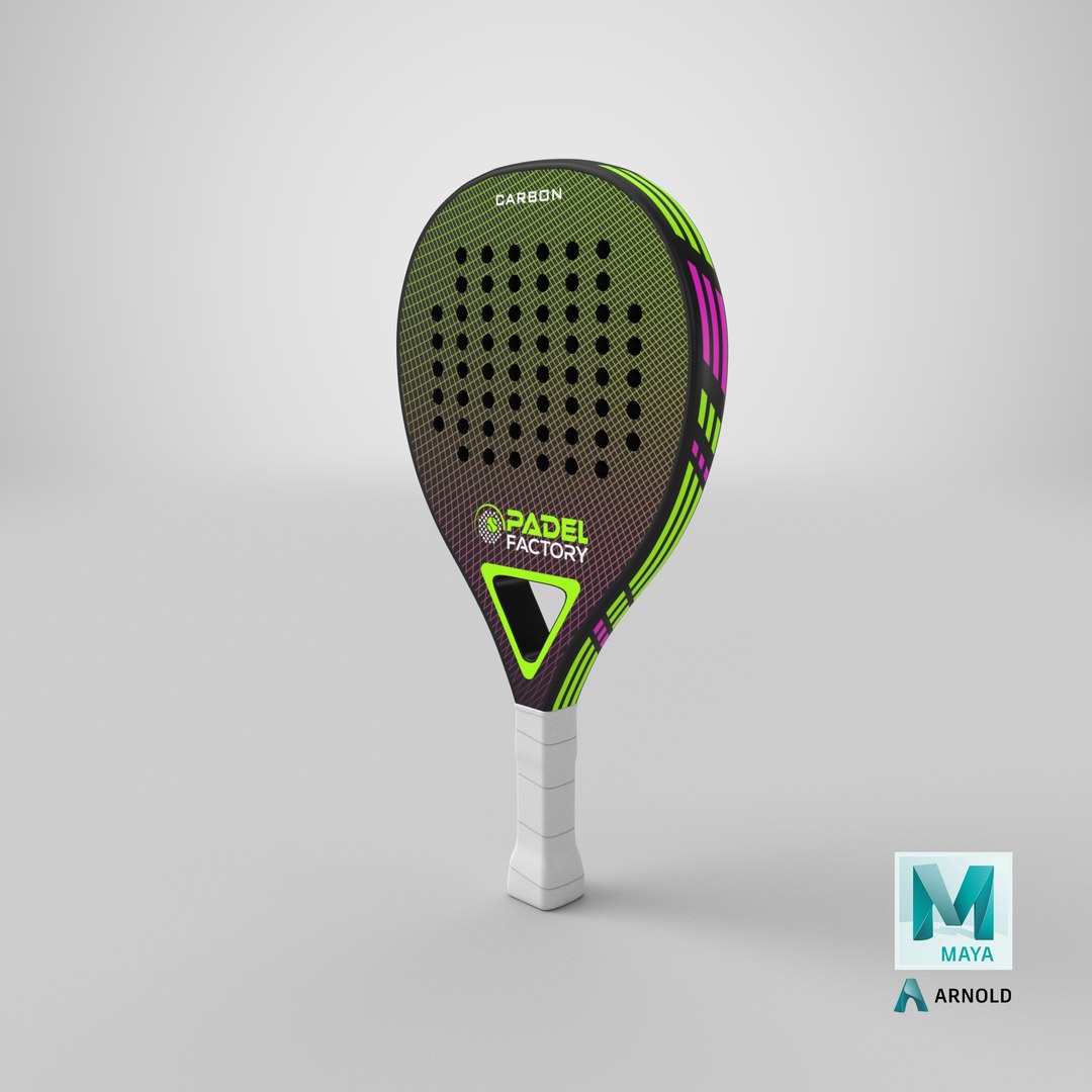 Padel Tennis Racquet 02 3D Model - TurboSquid 1921865