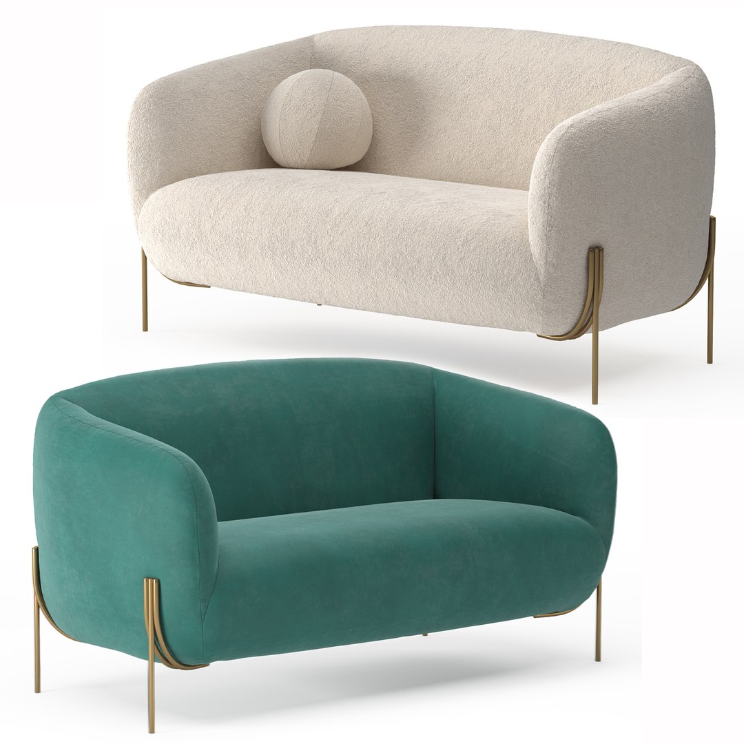 Sabaitalia Geo Sofa 3D - TurboSquid 2044077