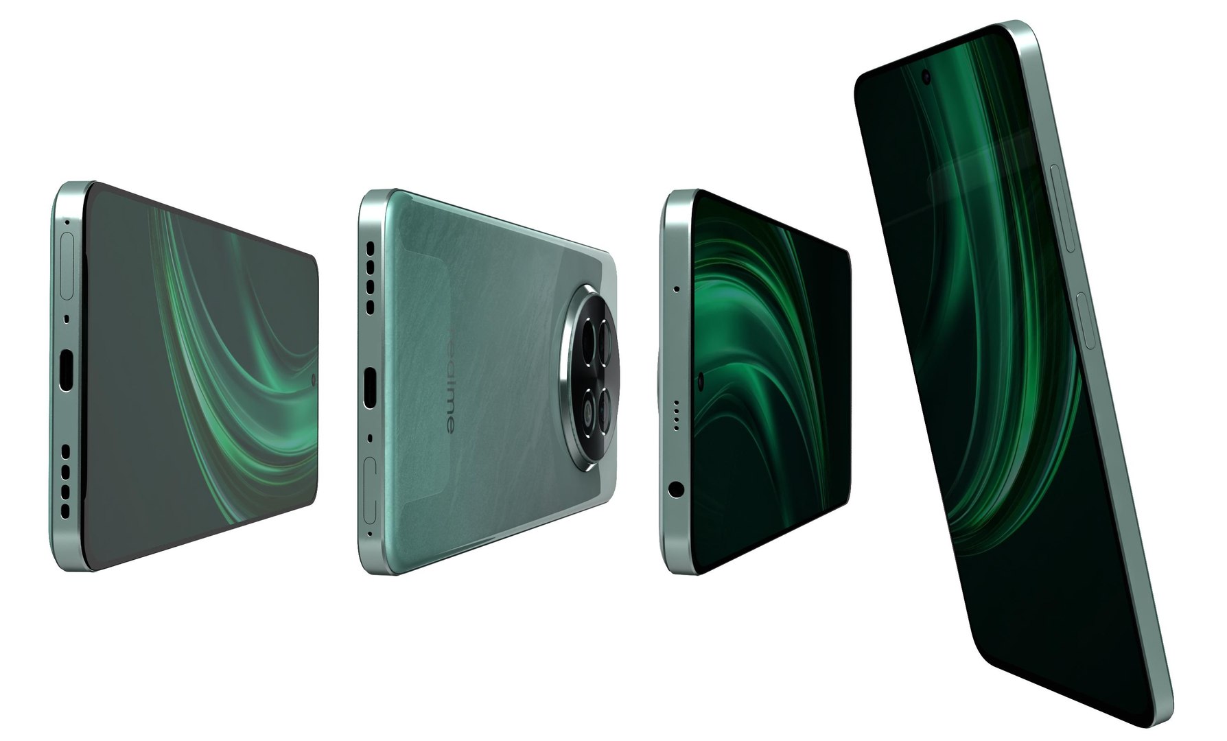 Realme 13 Plus 5G Speed Green 3D - TurboSquid 2275660