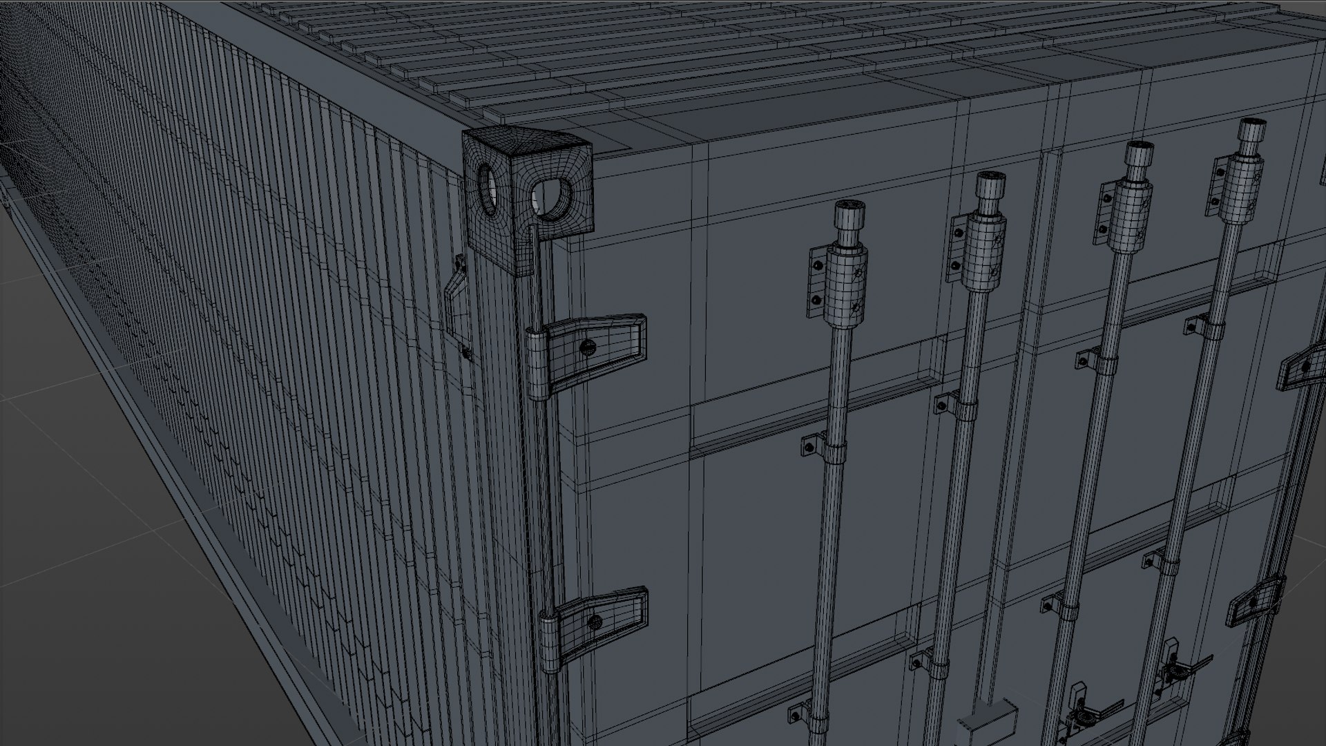 3D Ups Cargo Container L736 - TurboSquid 1563525
