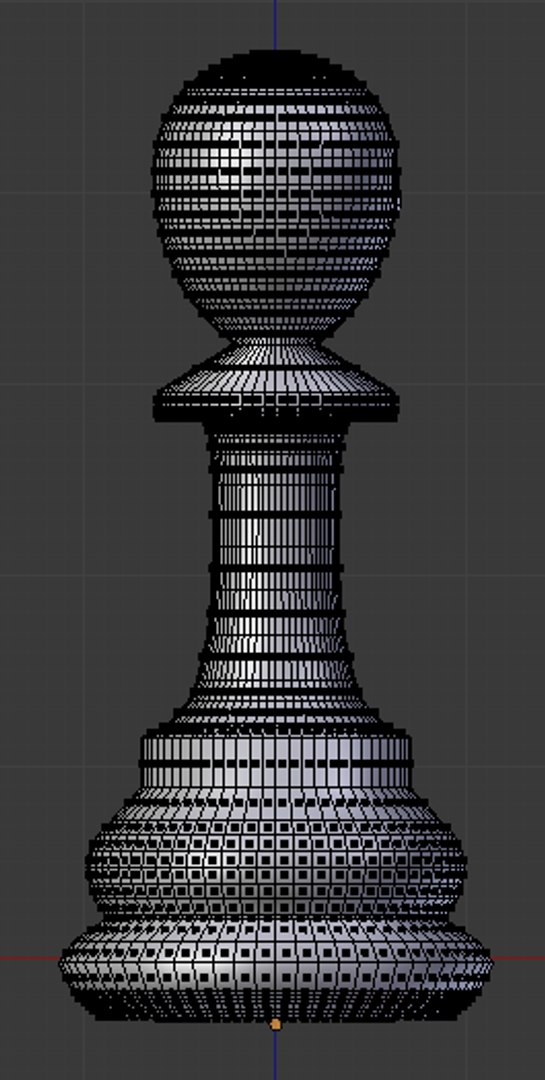 3d Model Chess Pawns