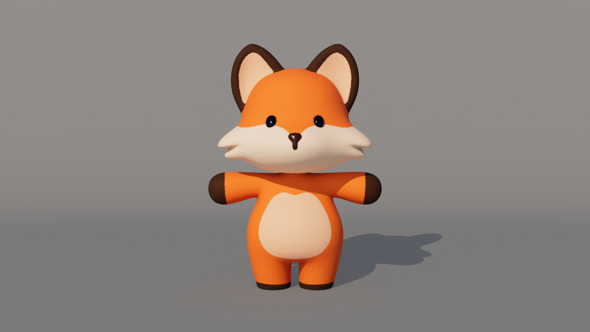3D Rigged Cartoon Fox Model - TurboSquid 2204493