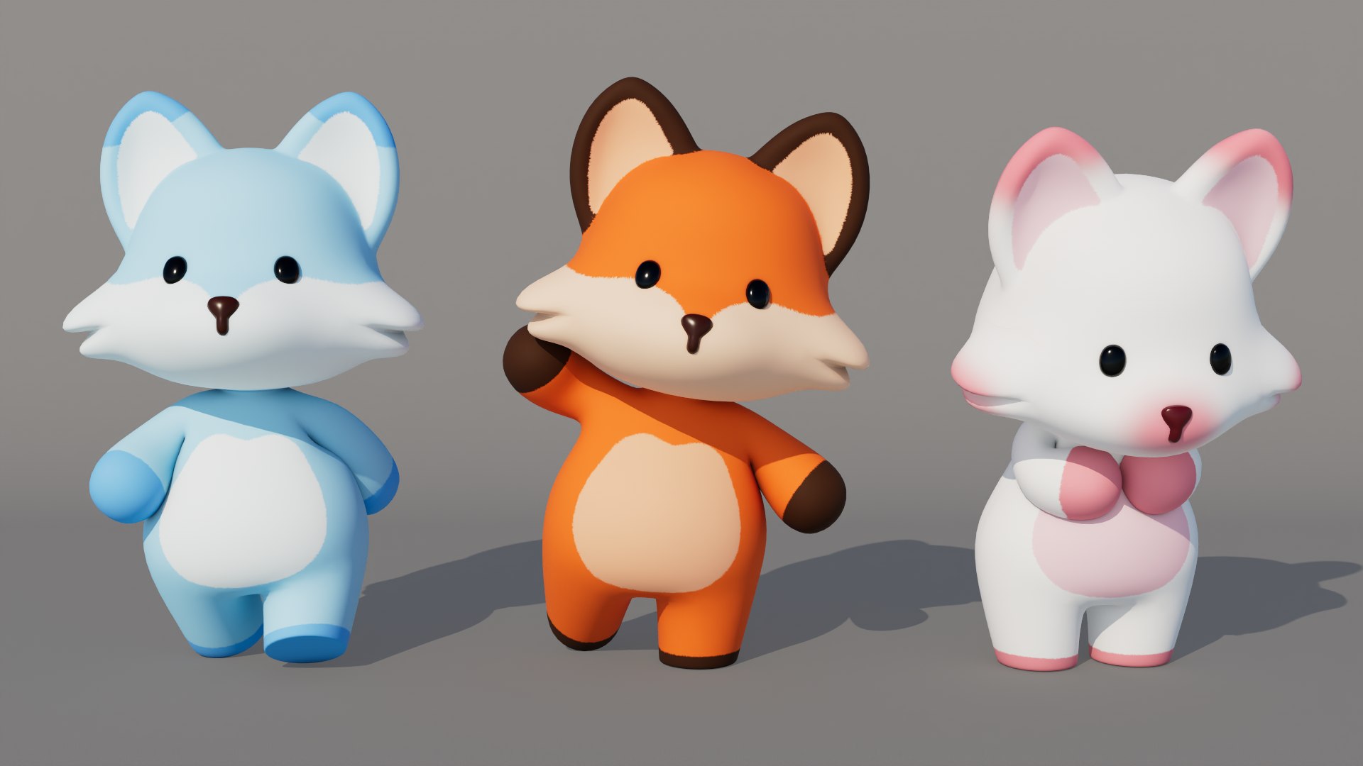 3D Rigged Cartoon Fox Model - TurboSquid 2204493