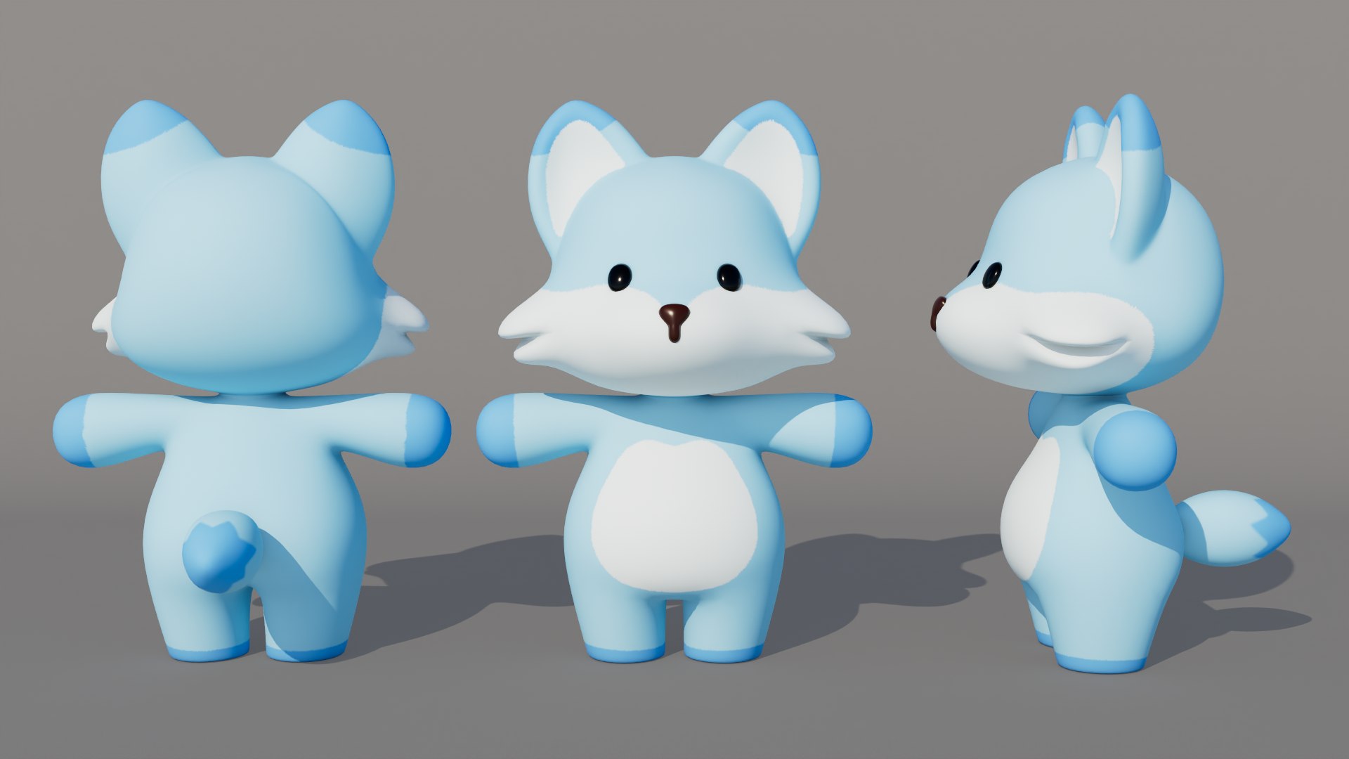 3D Rigged Cartoon Fox Model - TurboSquid 2204493