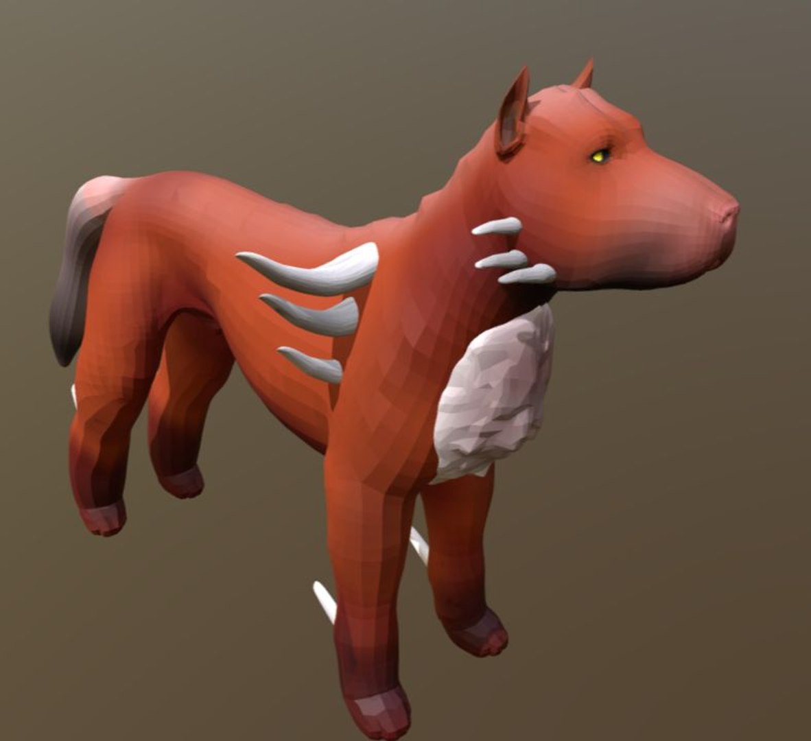 3D Model Hell Dog - TurboSquid 1402430