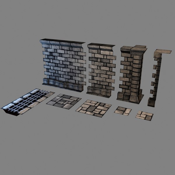 set modular dungeons walls max