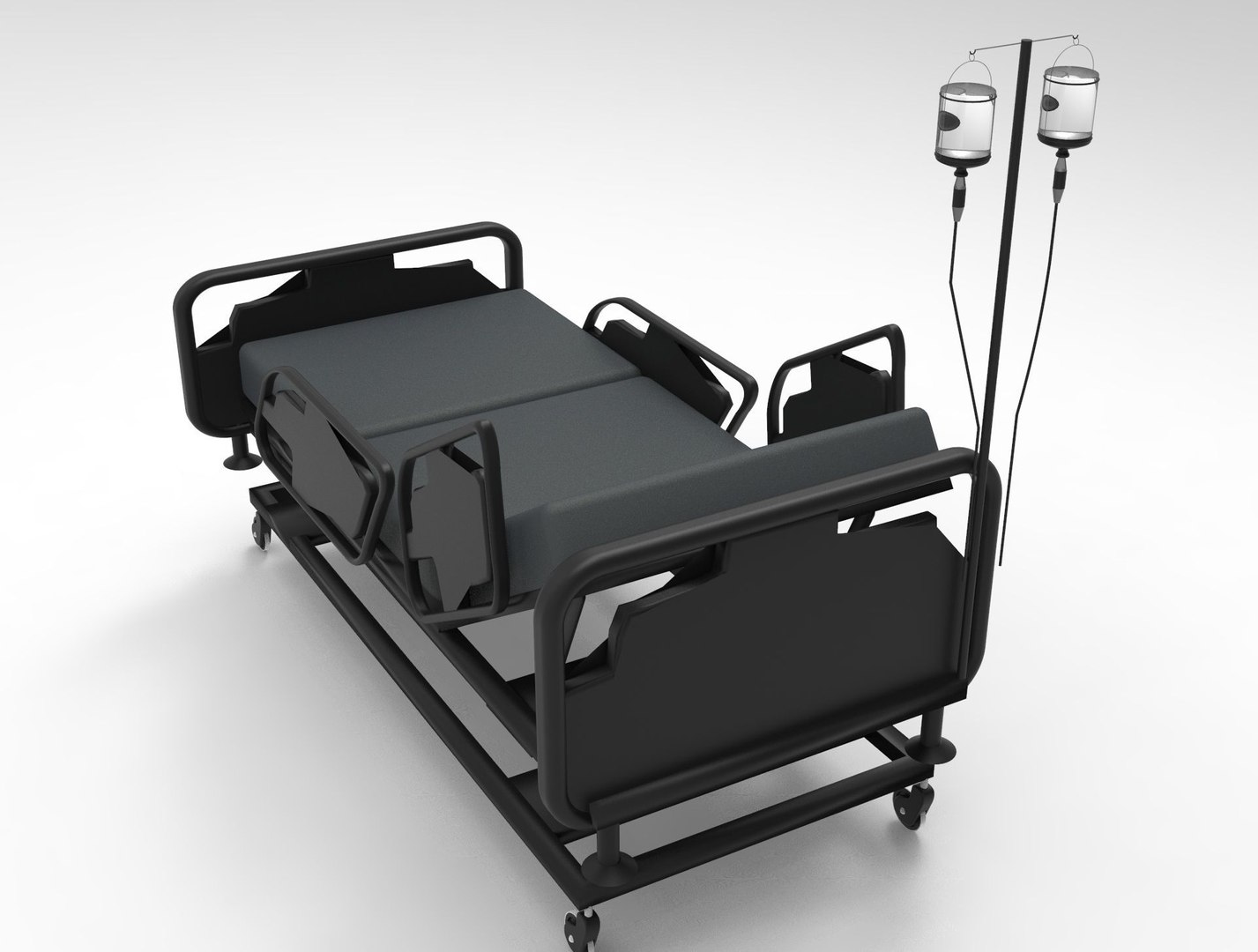 3D Hospital Bed Model - TurboSquid 1831632