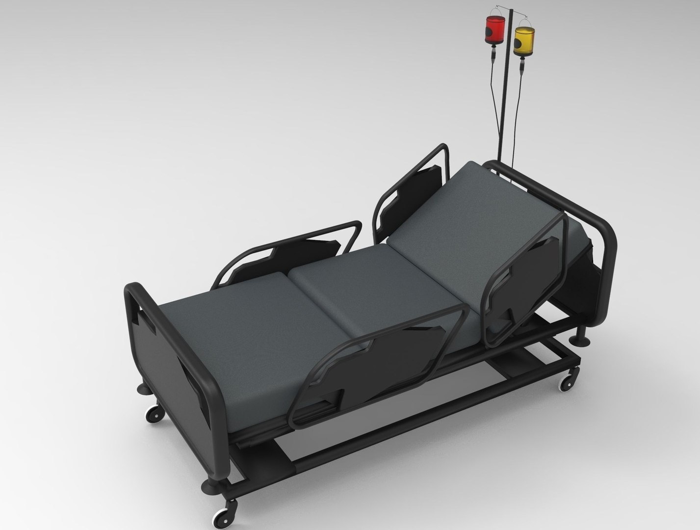 3D Hospital Bed Model - TurboSquid 1831632