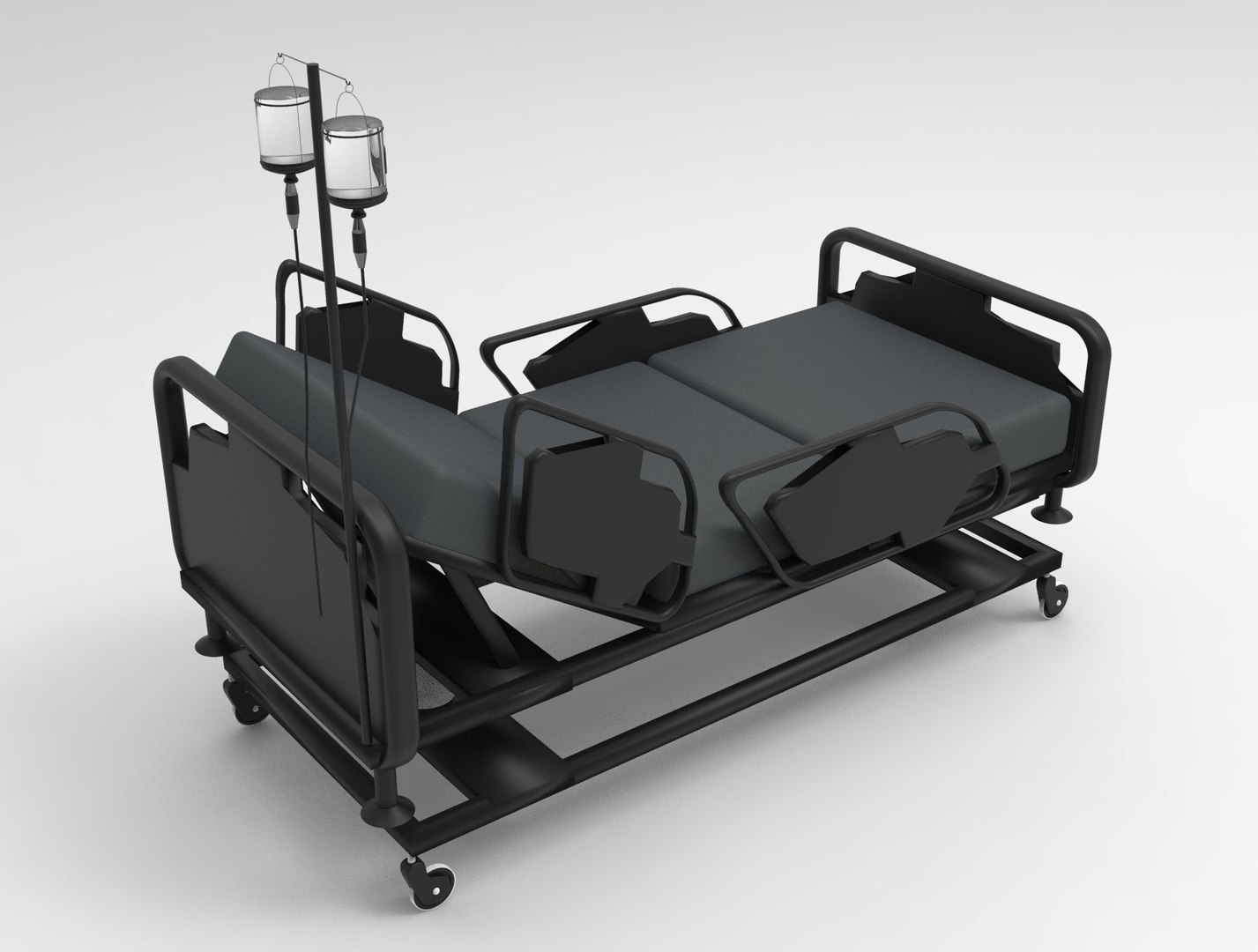 3D Hospital Bed Model - TurboSquid 1831632