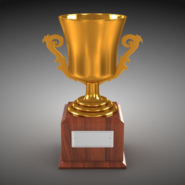 gold cup 3d model