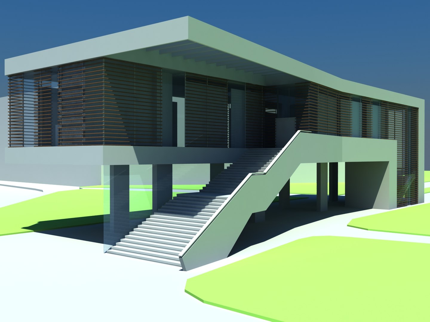 3d Model Modern Art Gallery Museum