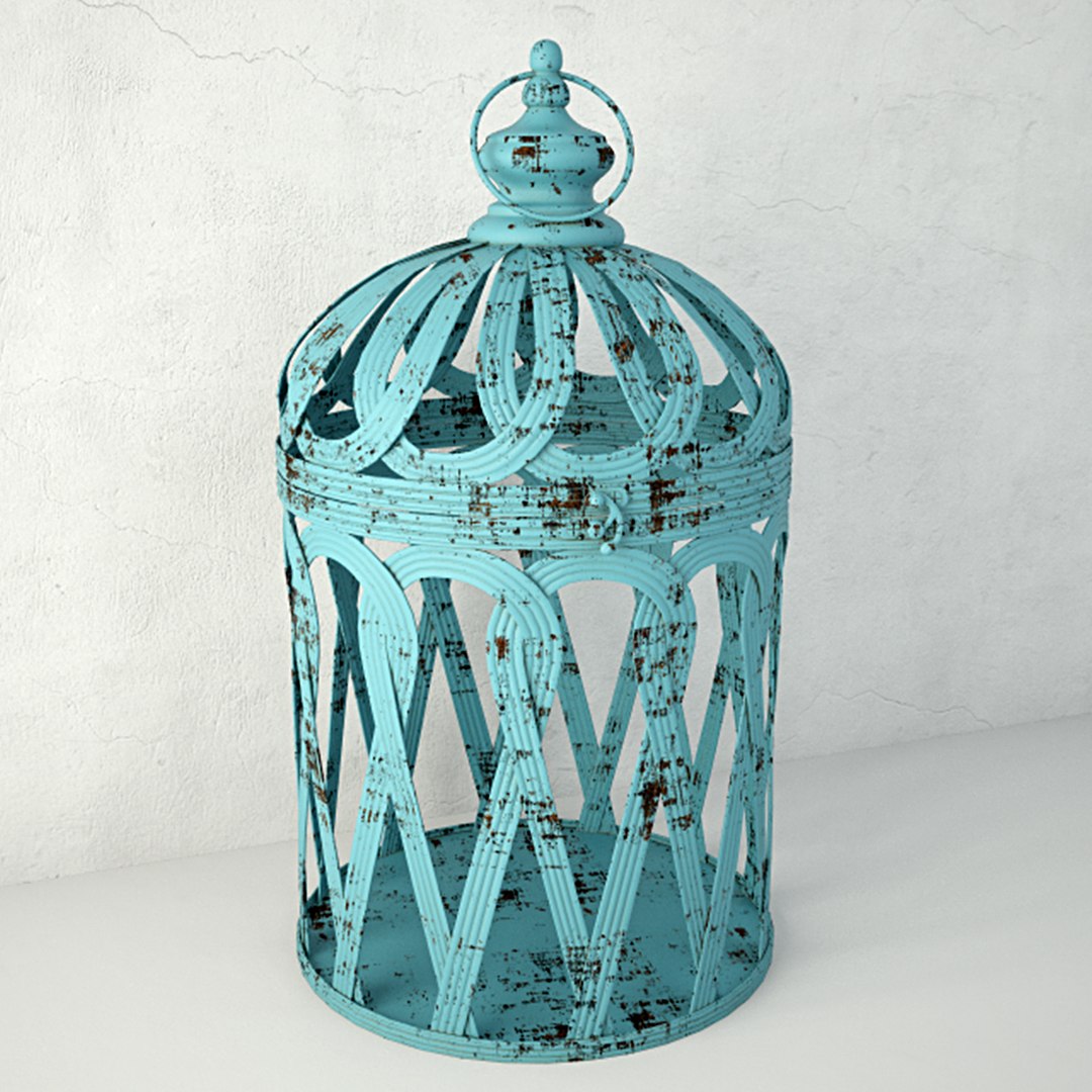 Jennifer Bird Cage Decor Model - TurboSquid 1196552