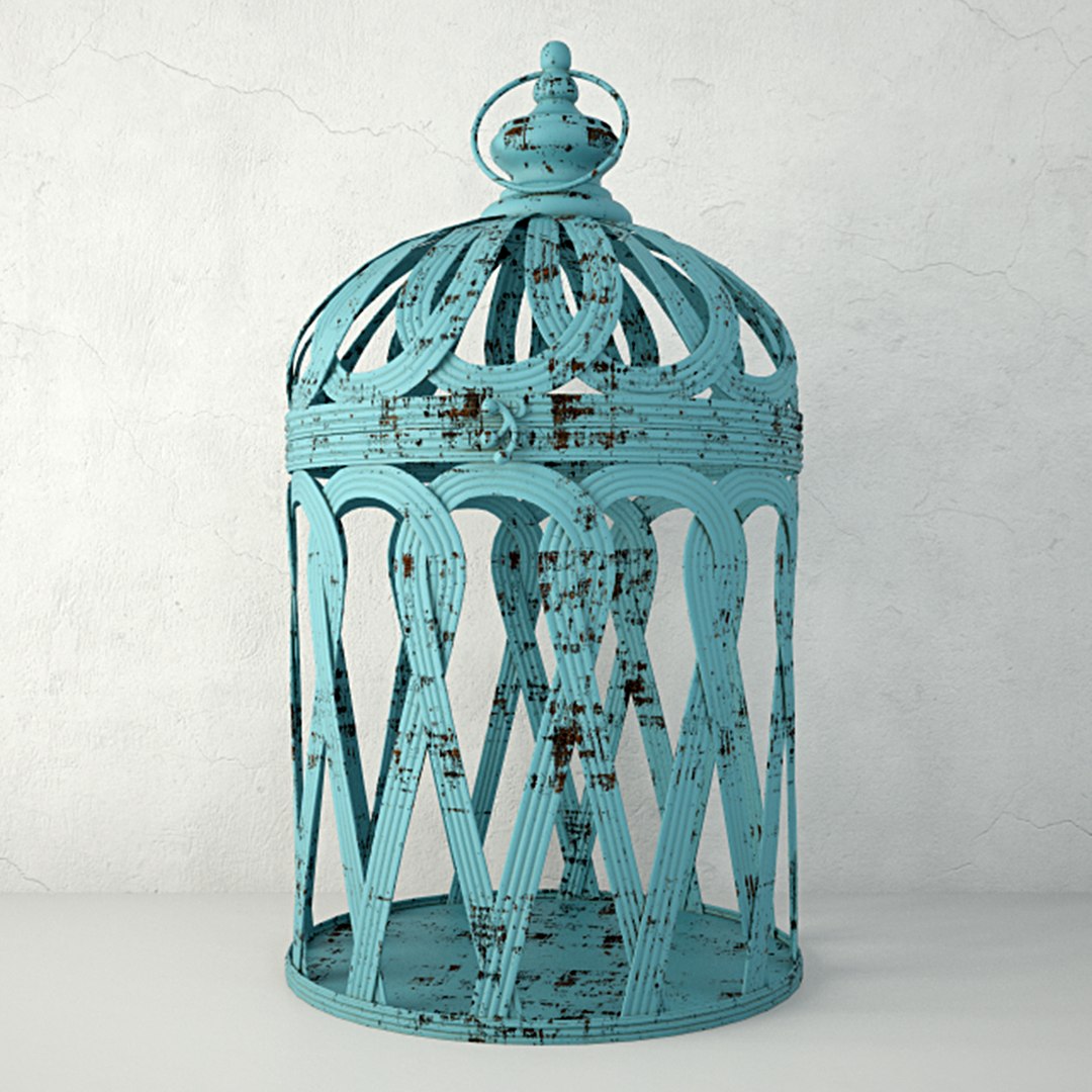 Jennifer Bird Cage Decor Model - TurboSquid 1196552