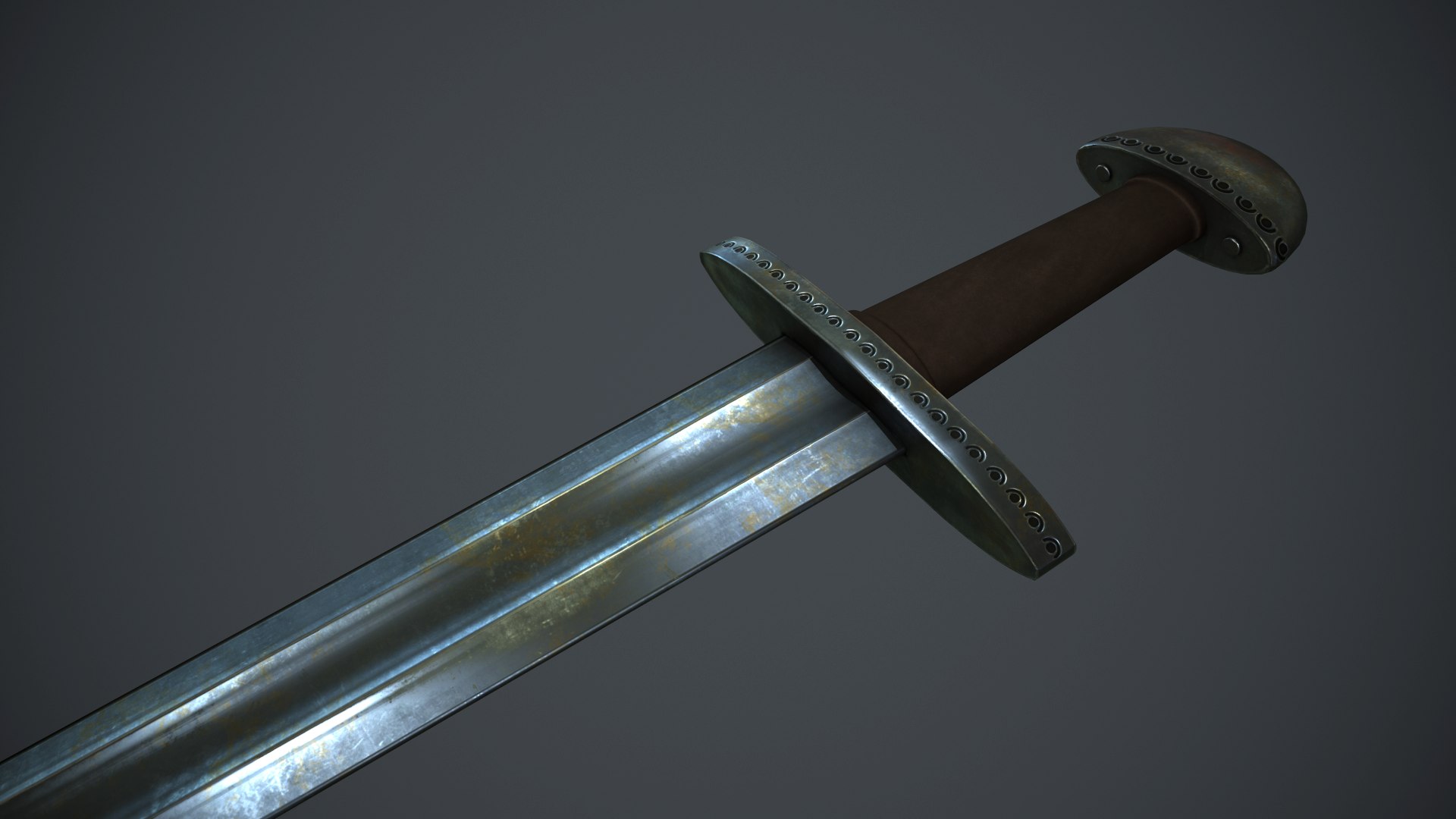 3d Model Medieval Sword 1