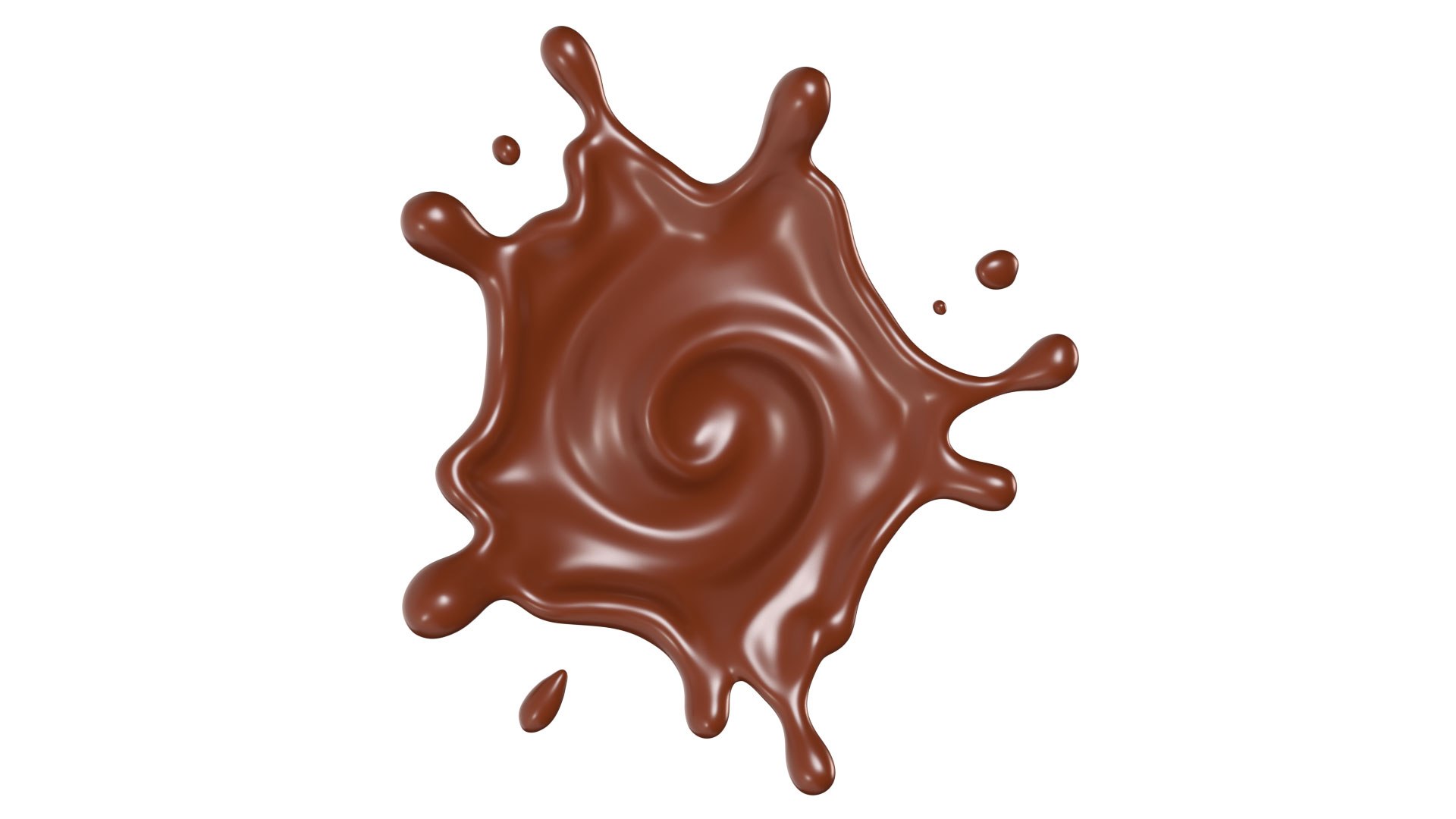 3D Chocolate Splash 11 - TurboSquid 2177932