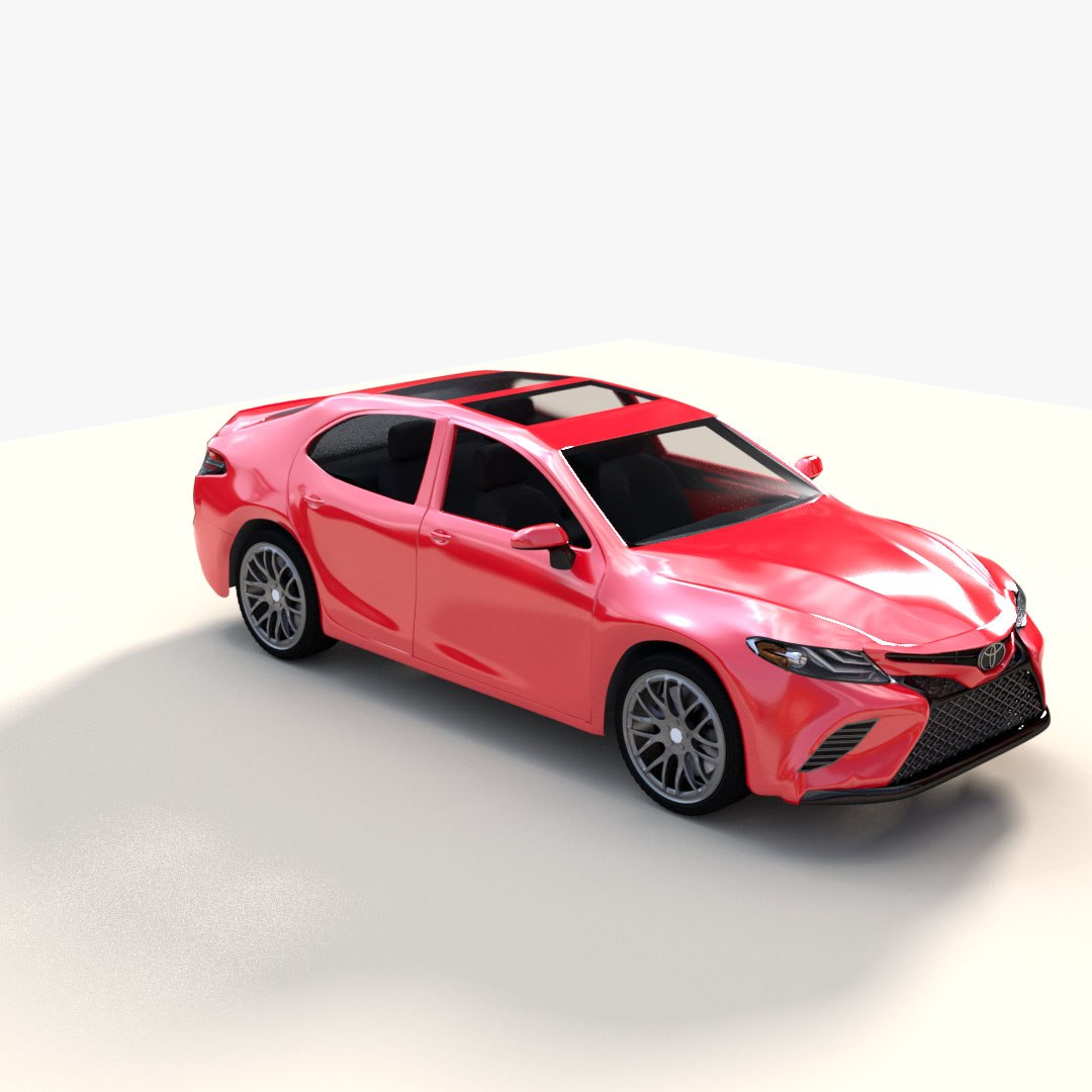 Toyota Camry 2018 3D Model - TurboSquid 1163536