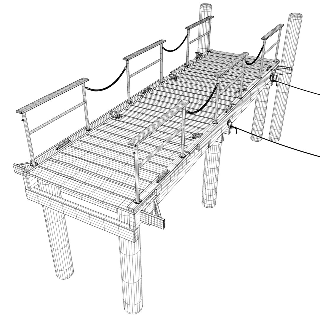 3d modeled pier module