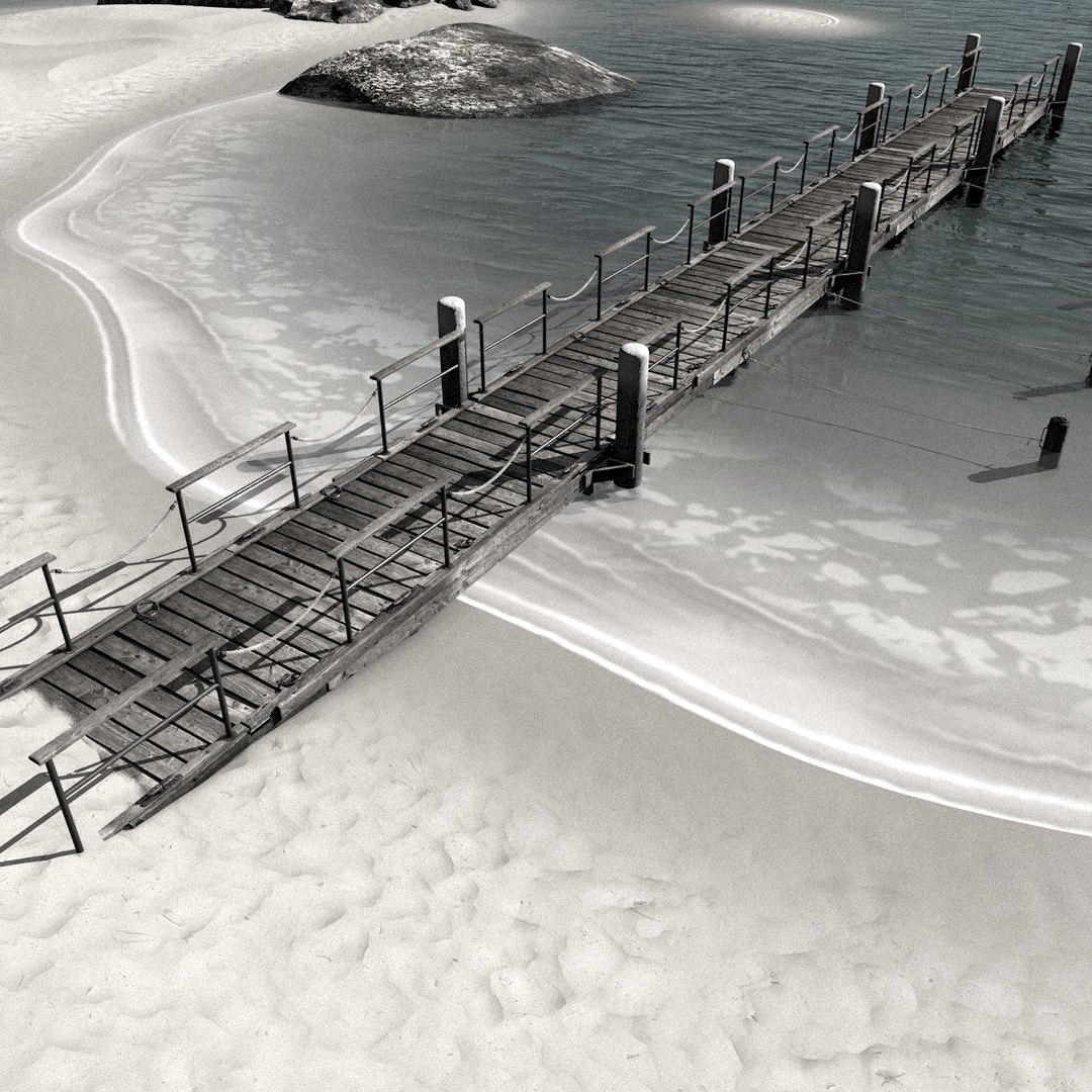 3d Modeled Pier Module