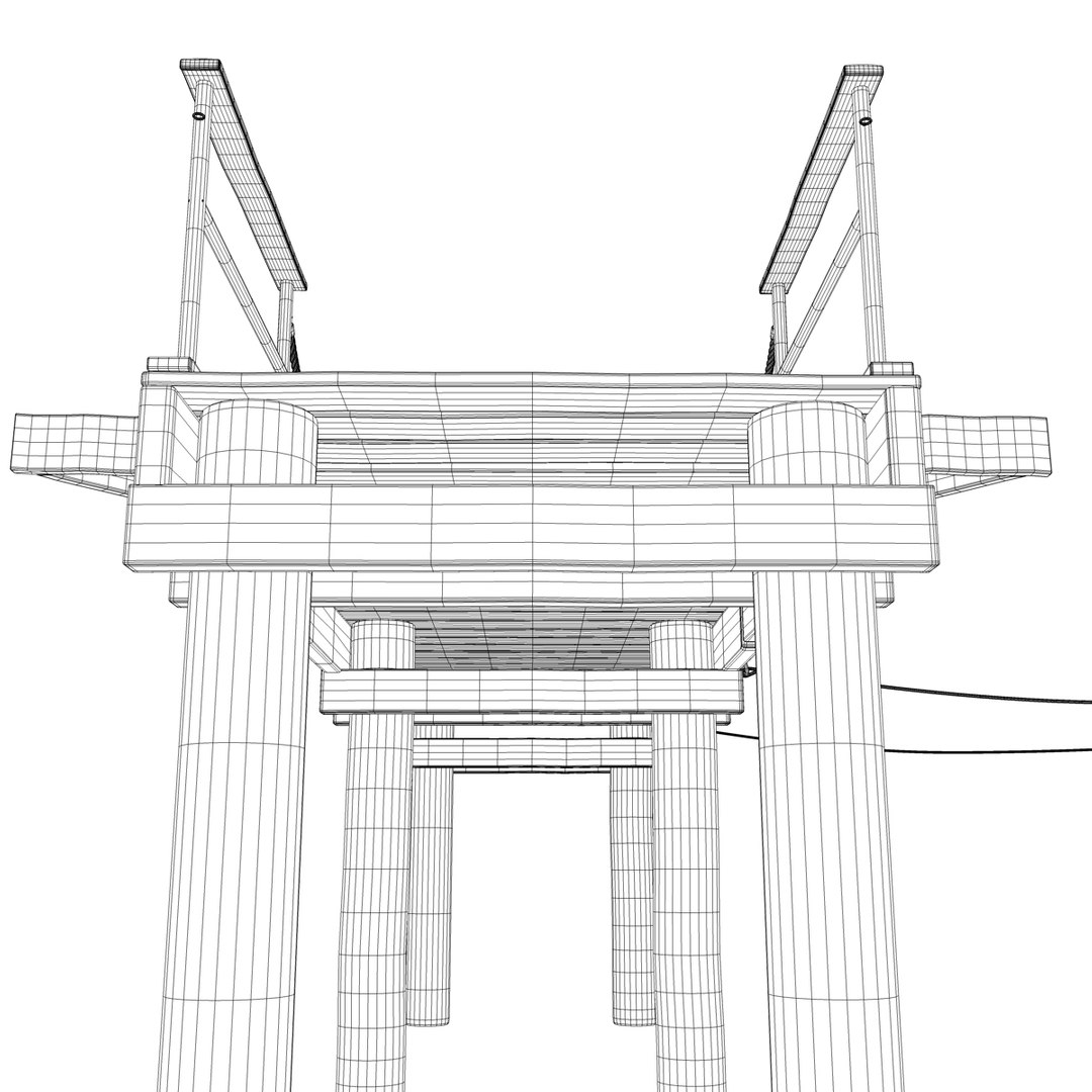 3d modeled pier module