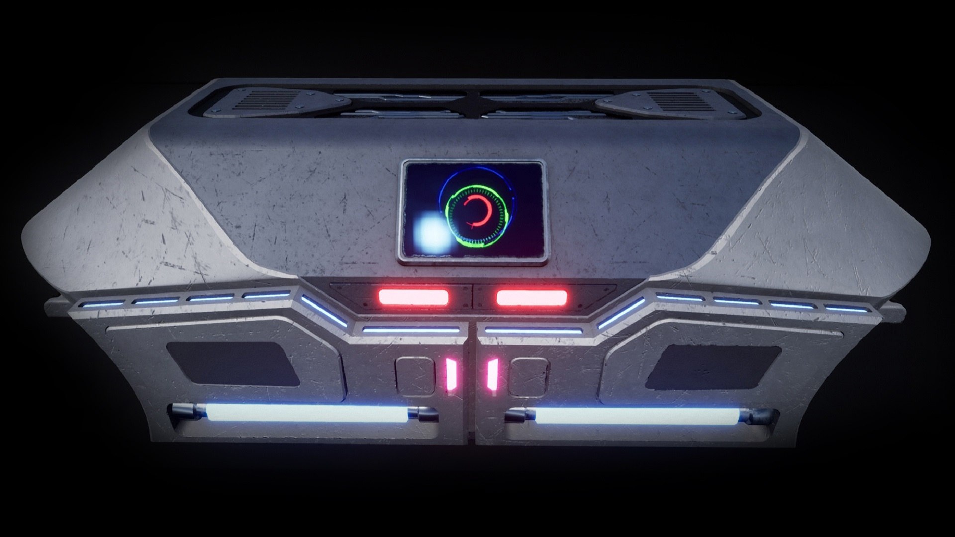 SCI-FI Triangle Crate 3D Model - TurboSquid 1851161