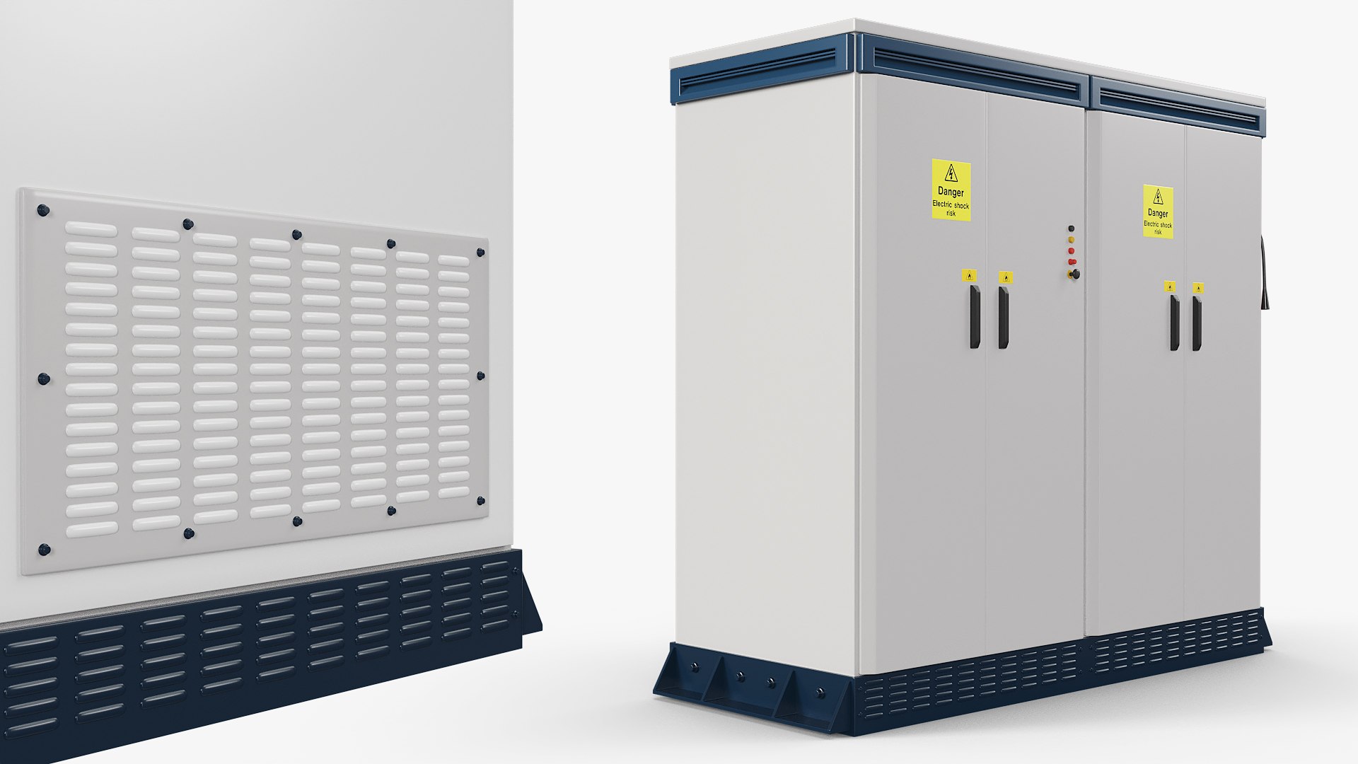 3D Model Power Distribution Cabinet With Fire Extinguisher - TurboSquid ...