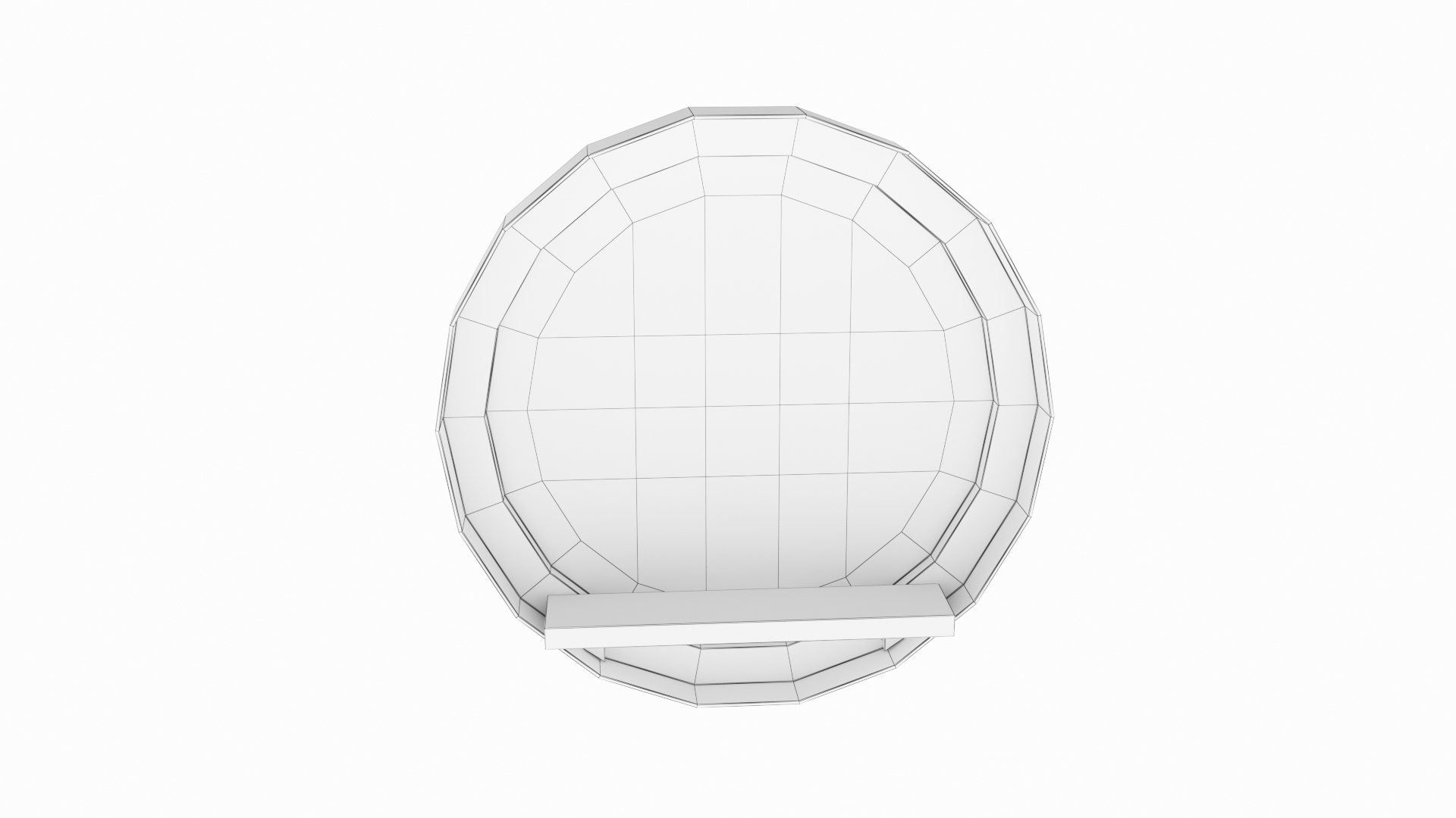 Wall mirror 3D model - TurboSquid 1650525