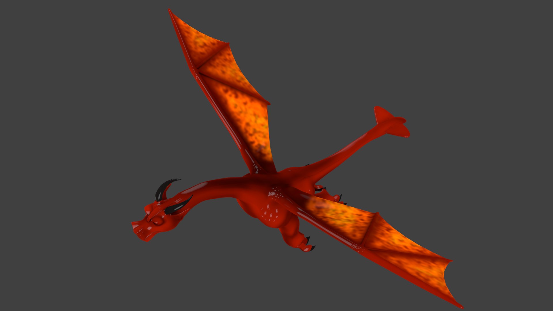 Red Dragon 3d Model