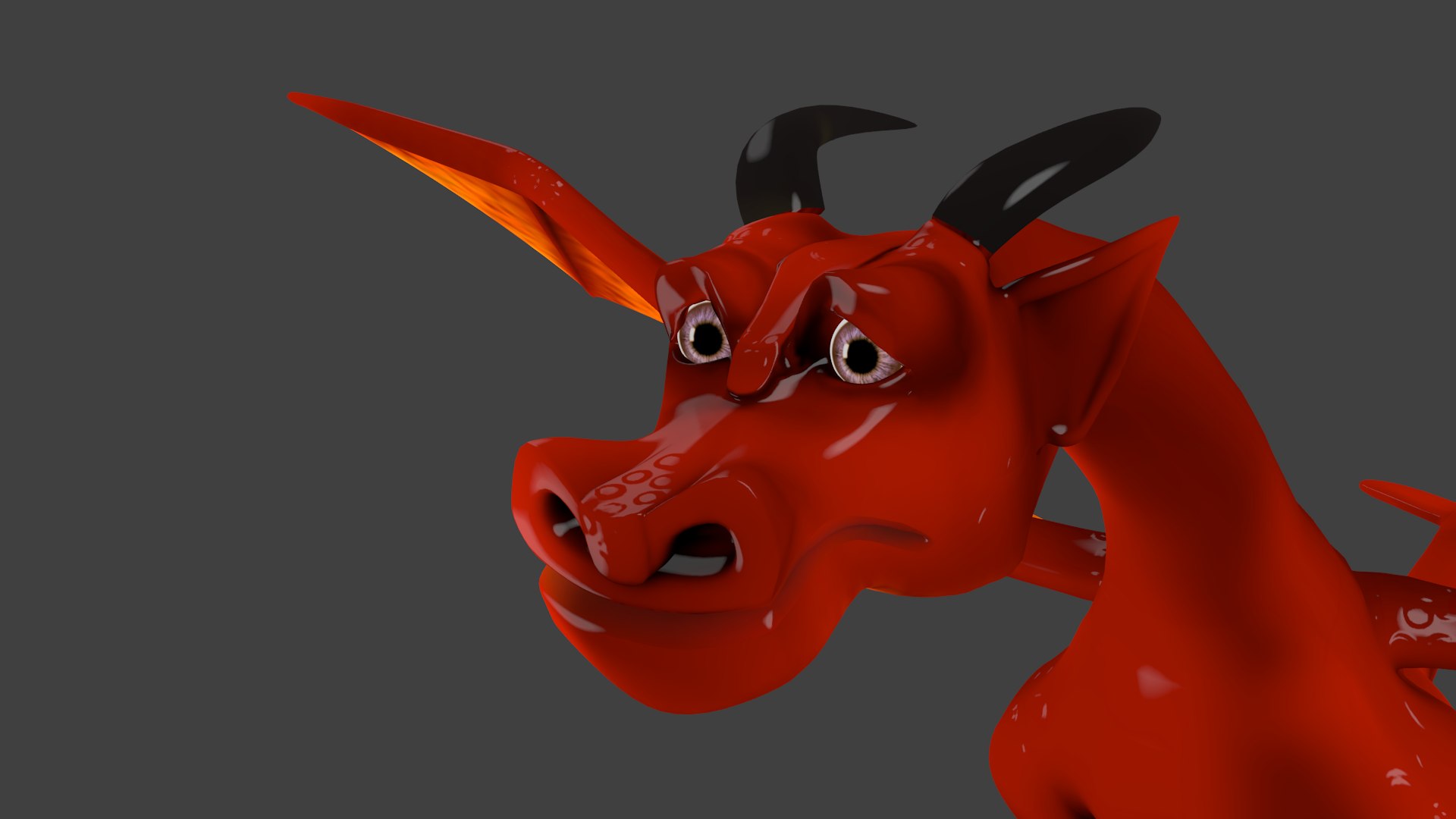 Red Dragon 3d Model