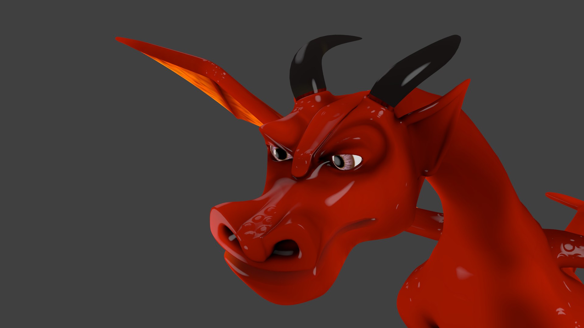 Red Dragon 3d Model