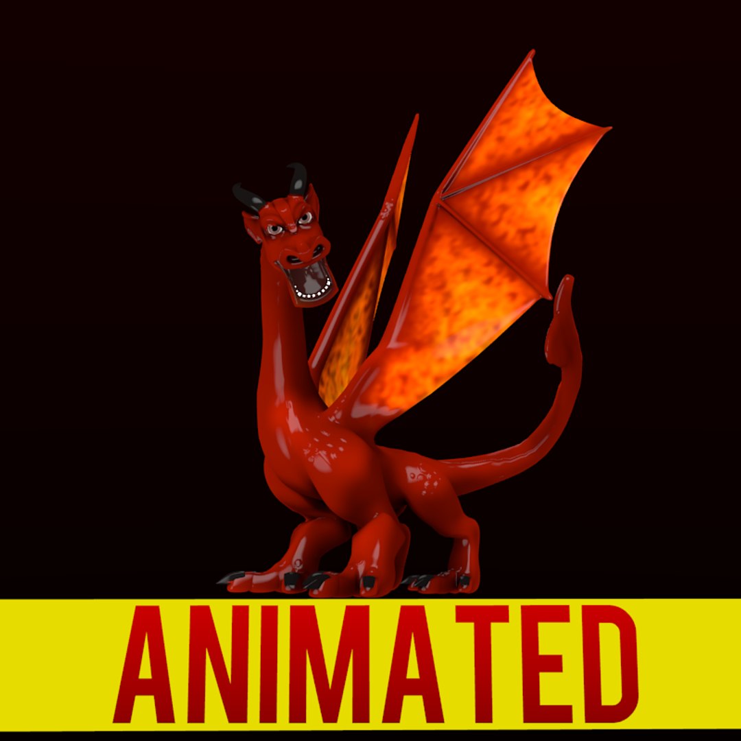 Red Dragon 3d Model