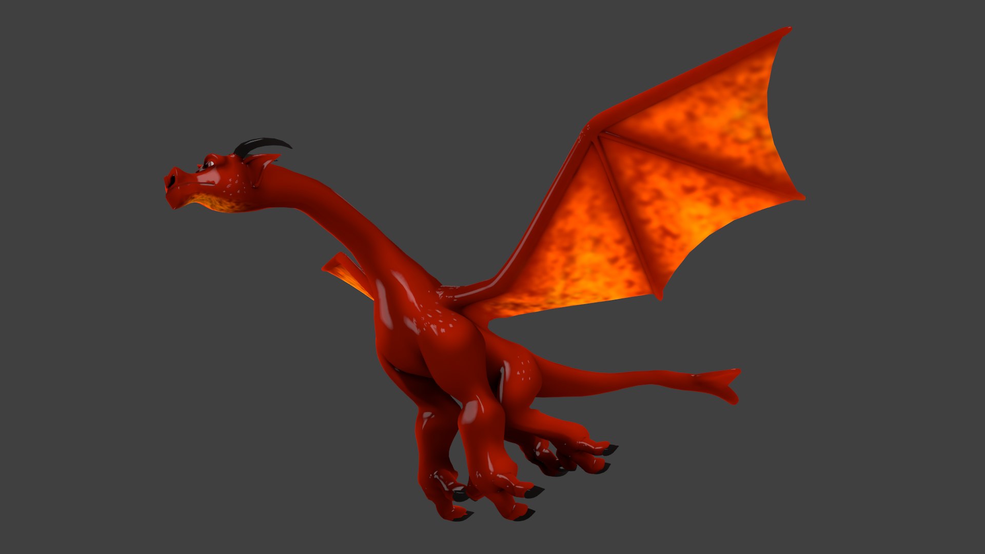 Red Dragon 3d Model