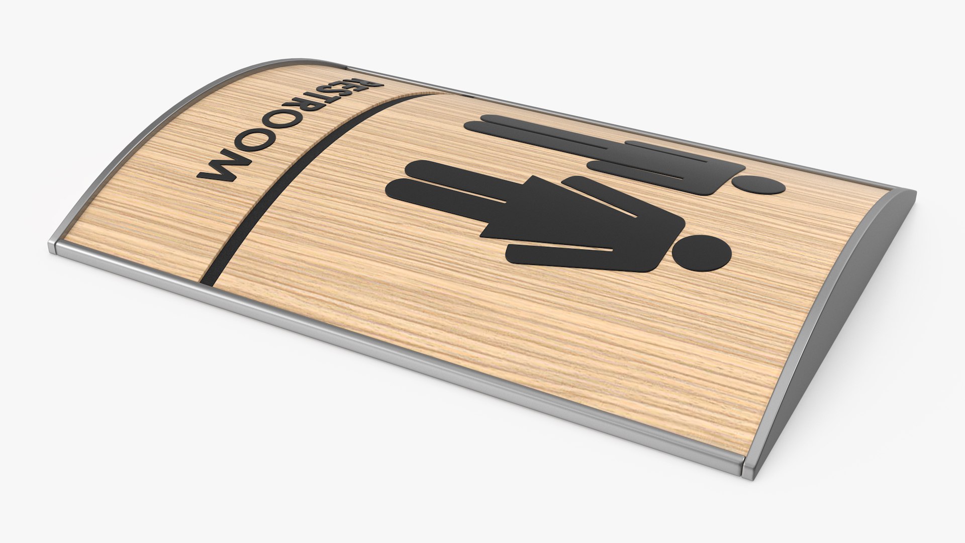 Unisex Restroom Sign 3D - TurboSquid 2042318