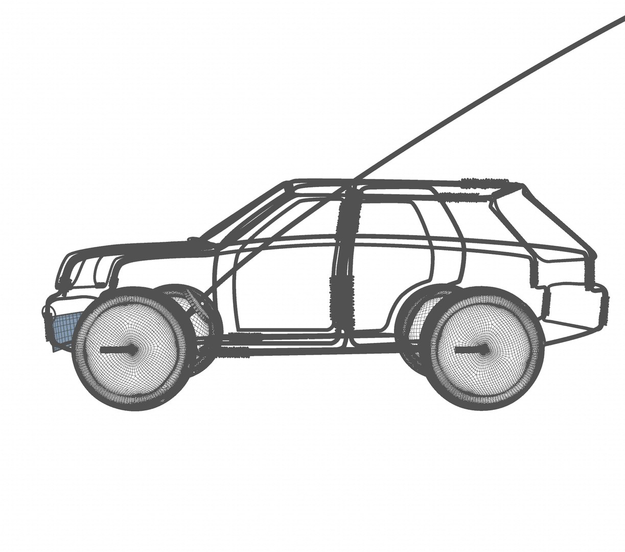 3D Wire Toy Car Concept - TurboSquid 2065135