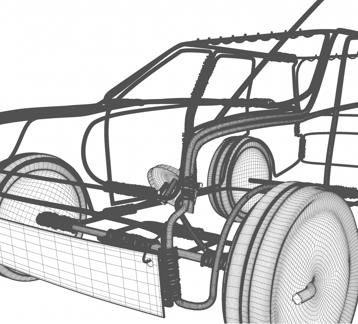 3D Wire Toy Car Concept - TurboSquid 2065135