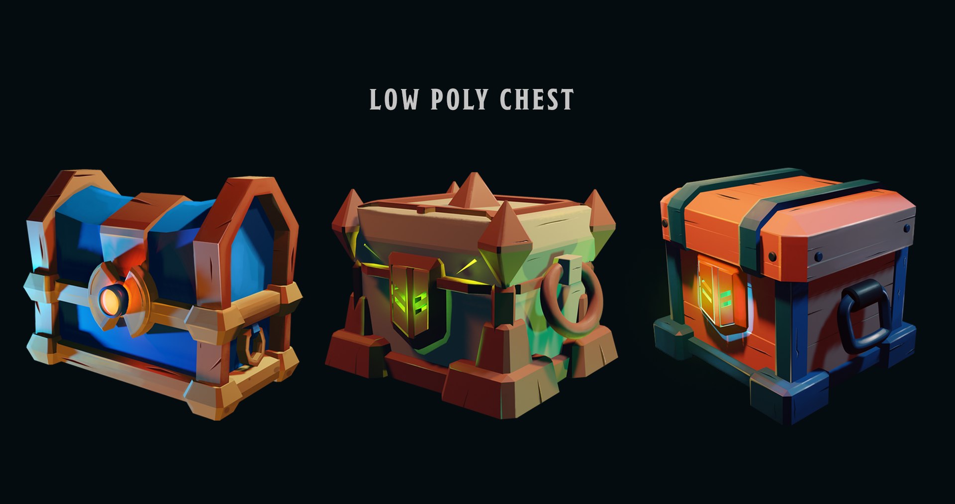 Chest Low Poly 3D Model - TurboSquid 2208878