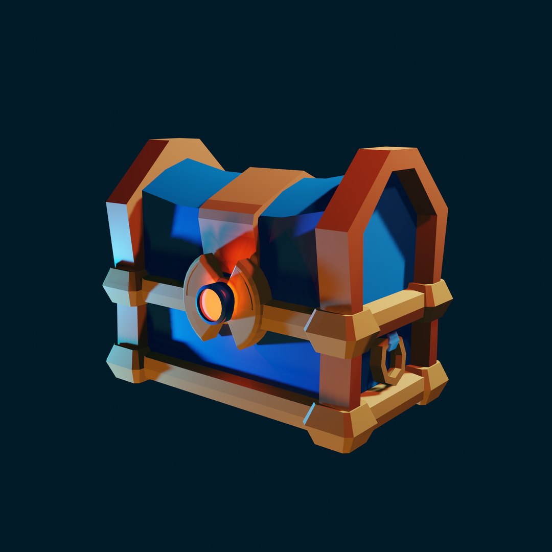 Chest Low Poly 3D Model - TurboSquid 2208878