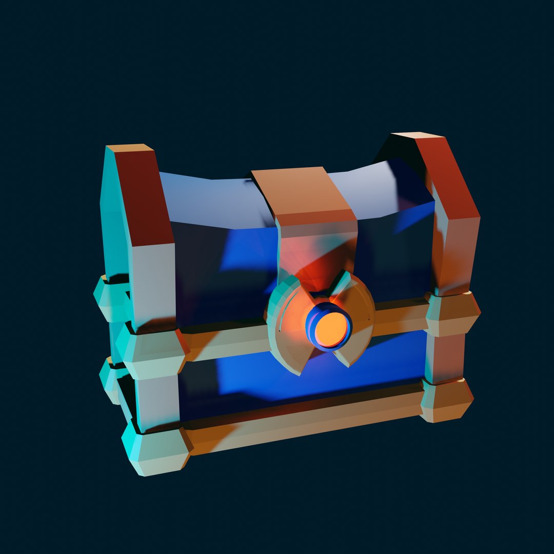 Chest Low Poly 3D Model - TurboSquid 2208878