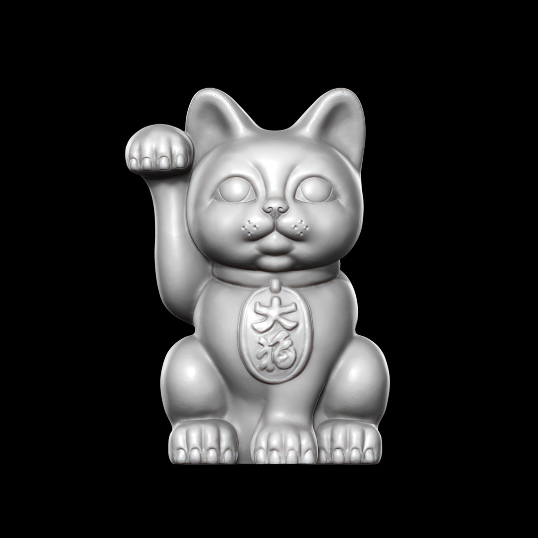 modelo 3d Maneki Neko impresión 3d - TurboSquid 1297850