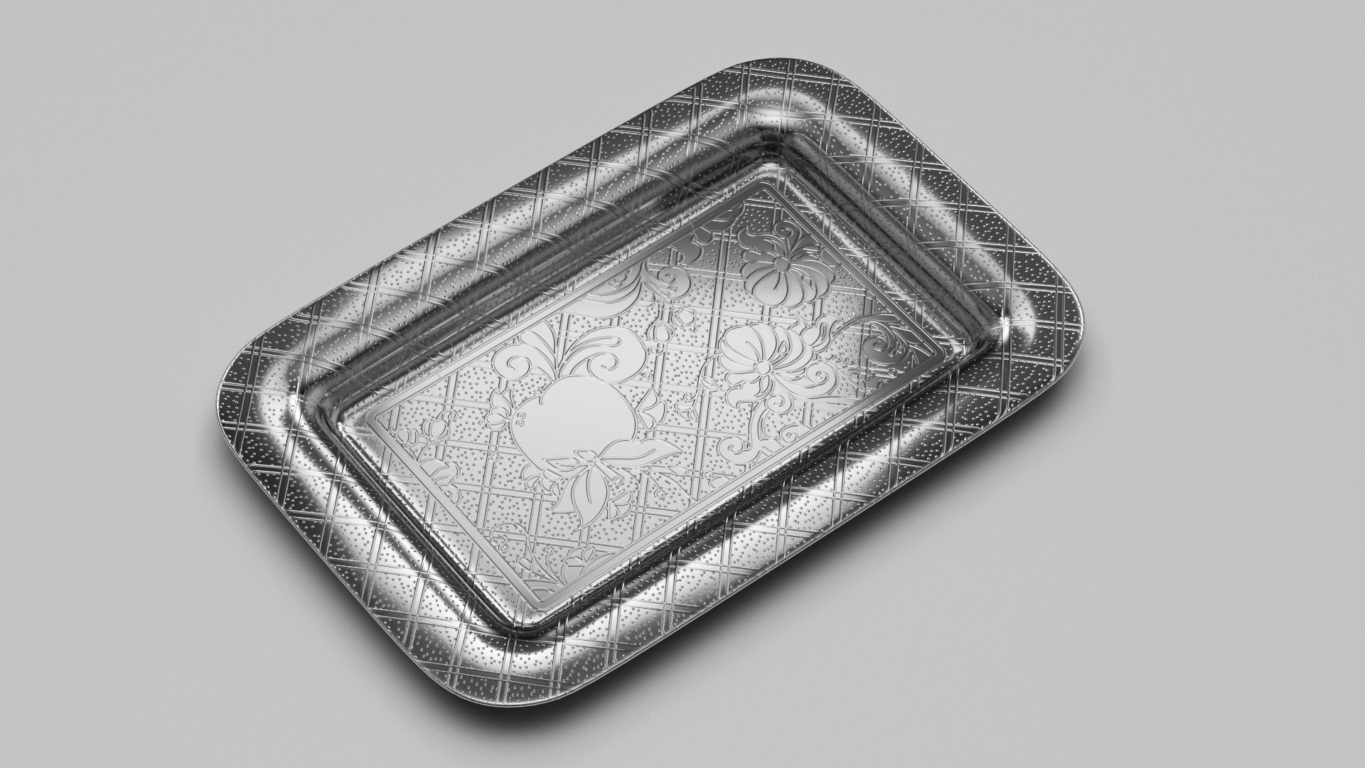 Silverplate Model - TurboSquid 1323815