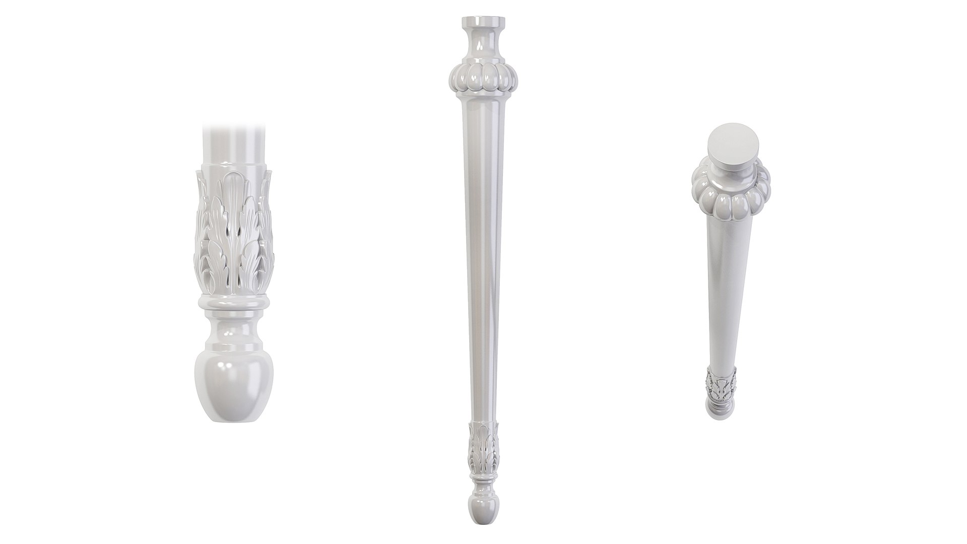 3D Model Classic Leg 066 - TurboSquid 2116418