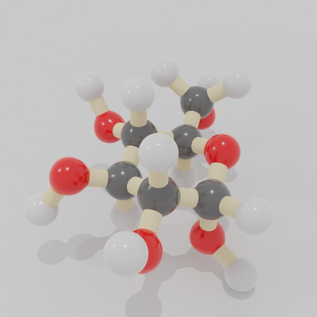 Glucose Displayed 3D Model - TurboSquid 1453743