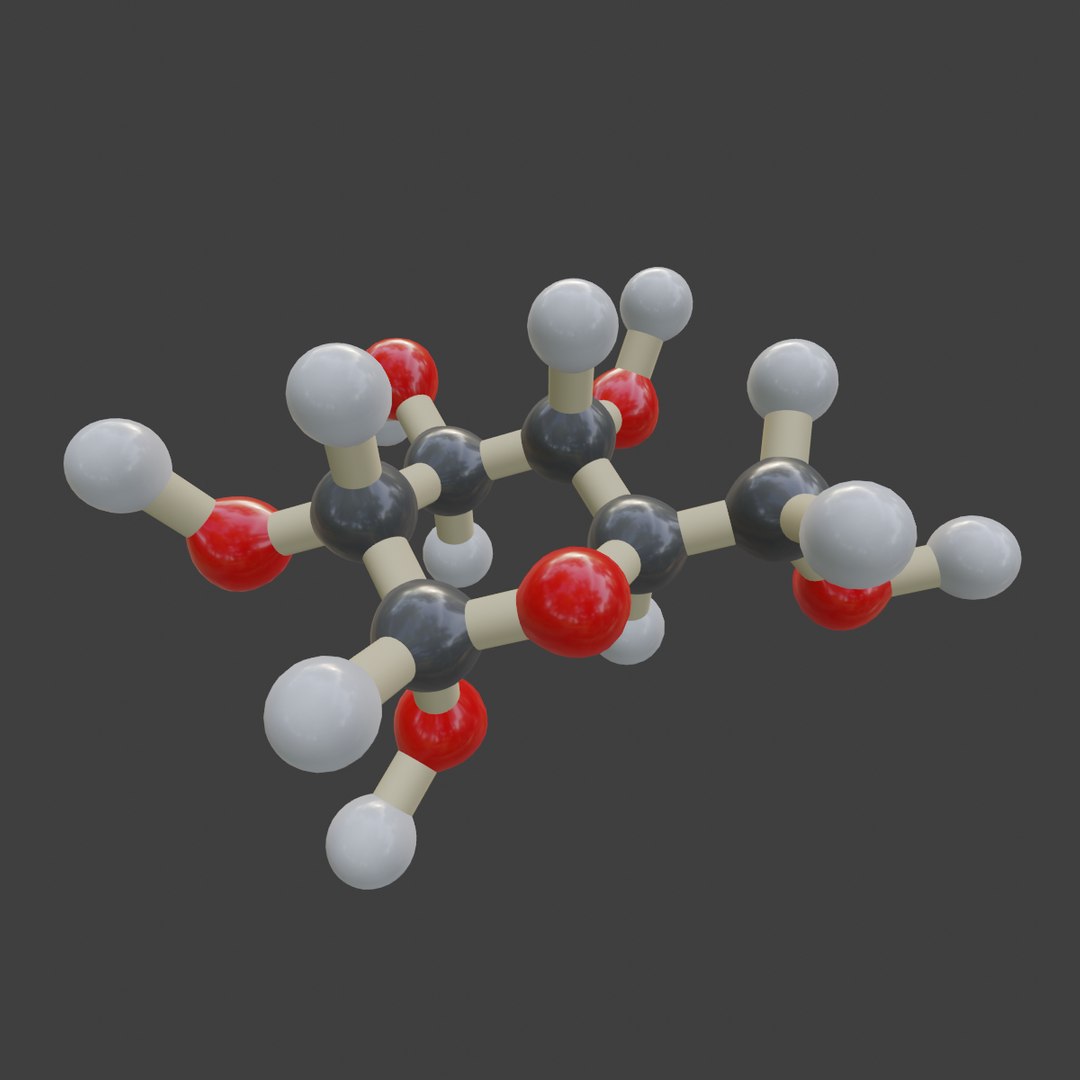 Glucose Displayed 3D Model - TurboSquid 1453743