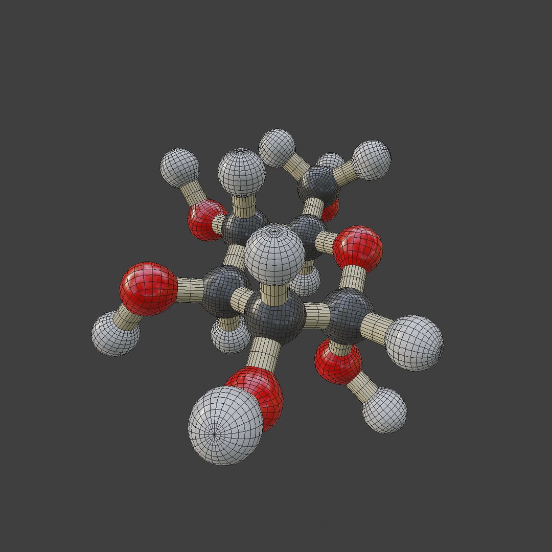 Glucose Displayed 3D Model - TurboSquid 1453743